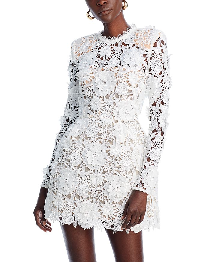 BRONX AND BANCO Maia Lace Mini Dress | Bloomingdale's