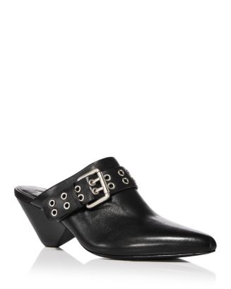 rag & bone Women's Spire Leather Mules | Bloomingdale's
