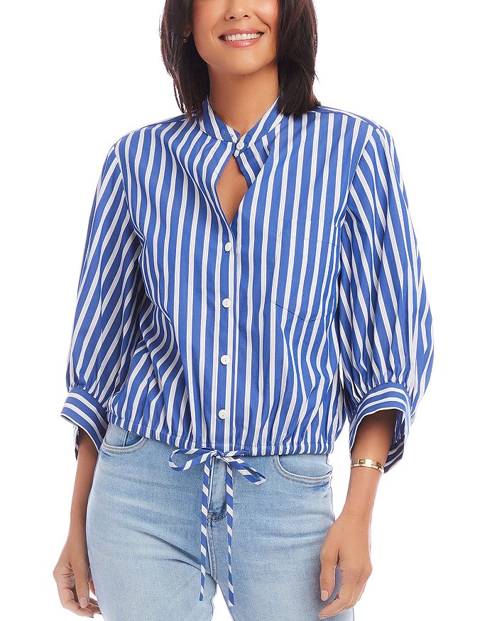 Karen Kane Tie Waist Blouse | Bloomingdale's