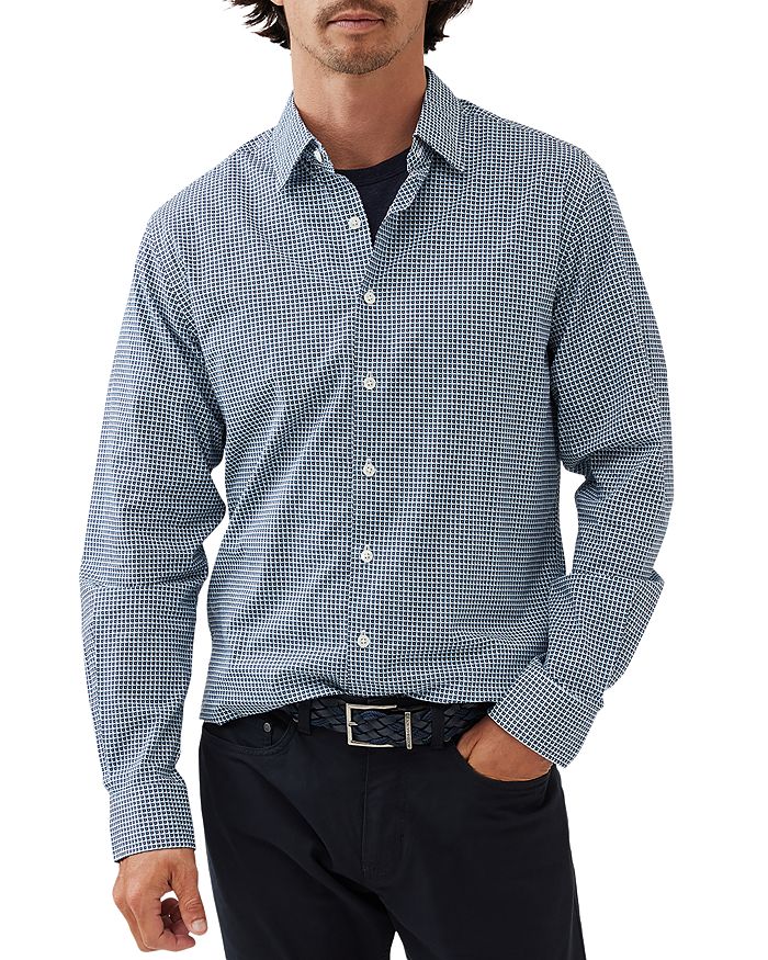 Rodd & Gunn Tinline River Slim Fit Long Sleeve Button Front Shirt ...