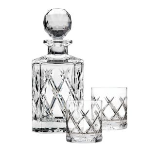 Godinger Bevel 3-Piece Whiskey Set | Bloomingdale's