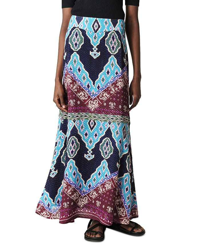 ba&sh Jupe Manessa Printed Maxi Skirt | Bloomingdale's