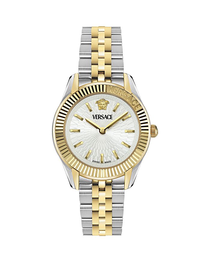 Versace Greca Time Petite Watch, 30mm | Bloomingdale's