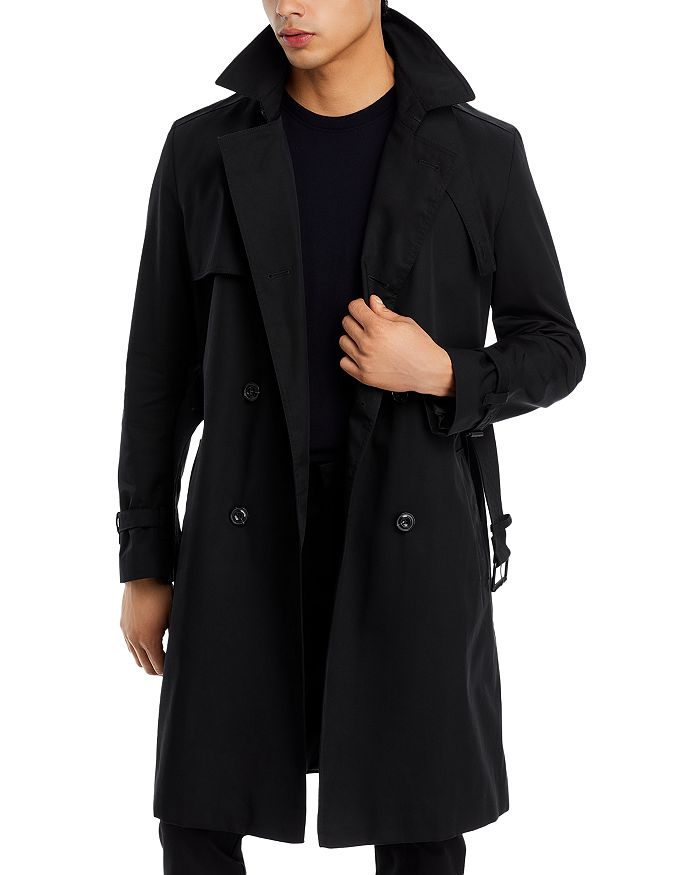 HUGO Maluks Belted Water Repellent Trench Coat | Bloomingdale's