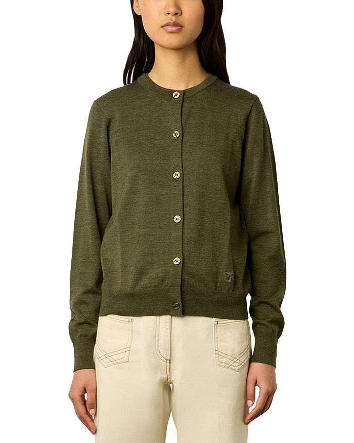 Gerard Darel Lyane Round Neck Cardigan | Bloomingdale's