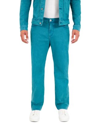MONFRÈRE Jayden Straight Fit Jeans in Sarcelle | Bloomingdale's