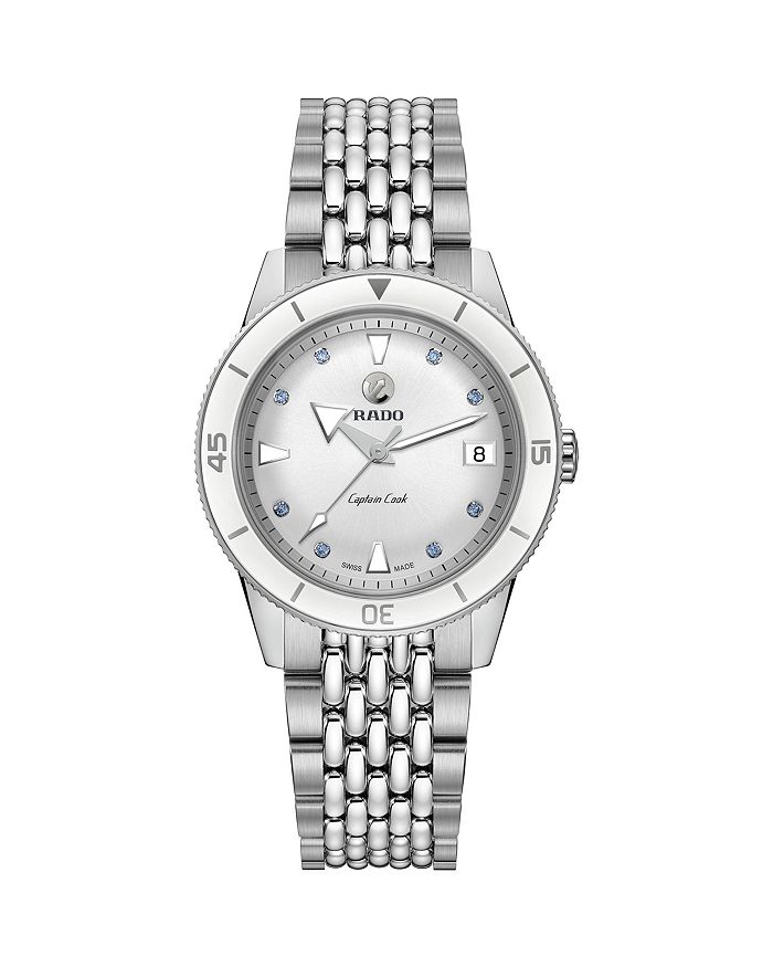 RADO Captain Cook Automatic Watch, 37mm | Bloomingdale's