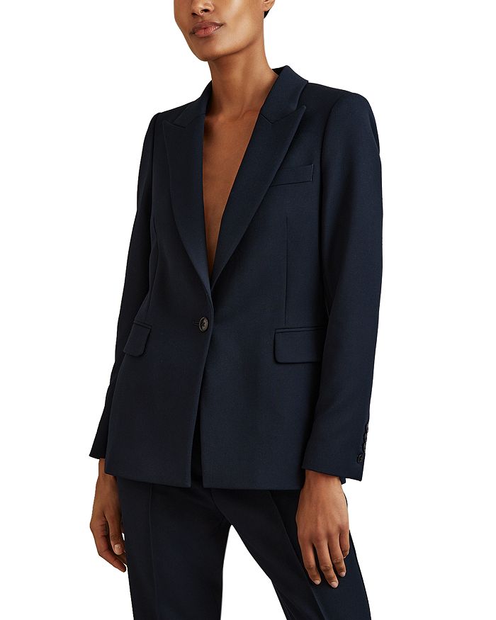REISS Gabi Single Button Blazer | Bloomingdale's