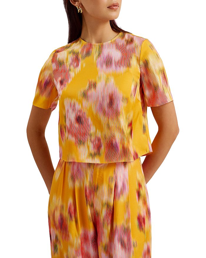 Ted Baker Woven Tee | Bloomingdale's