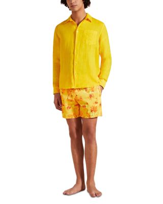 Click here for Vilebrequin Linen Solid Classic Fit Shirt prices