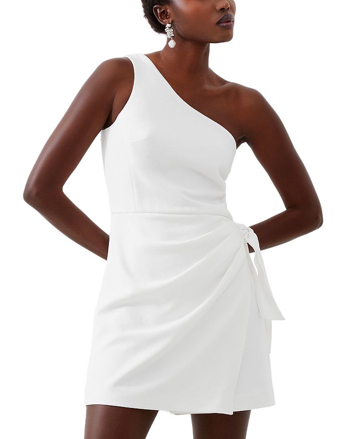 FRENCH CONNECTION Whisper One Shoulder Mini Dress | Bloomingdale's