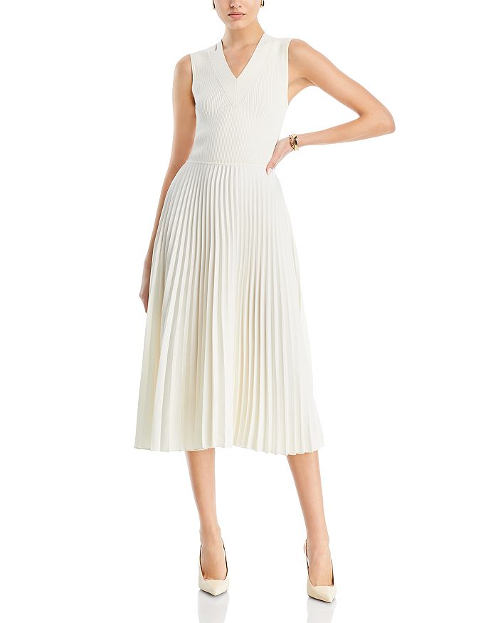 BOSS Farara Pleated Dress | Bloomingdale's