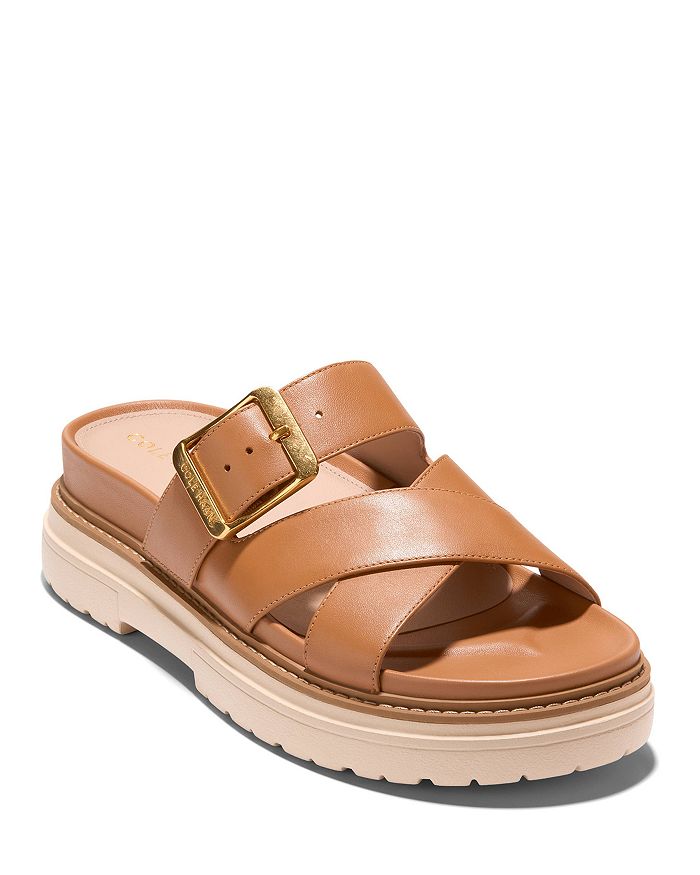 Cole Haan Women's Fraya Buckled Platform Slide Sandals | Bloomingdale's