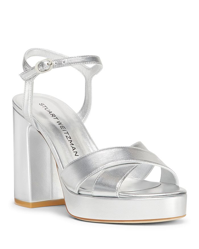 Stuart Weitzman Women's Dayna Strappy Platform Sandals | Bloomingdale's
