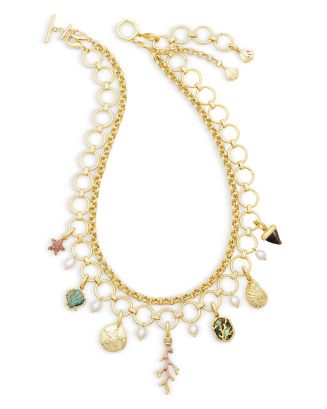 Kendra Scott Brynne Shell Charm Necklace, 16.5" | Bloomingdale's ...