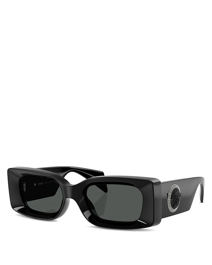 Versace Rectangular Sunglasses, 52mm | Bloomingdale's