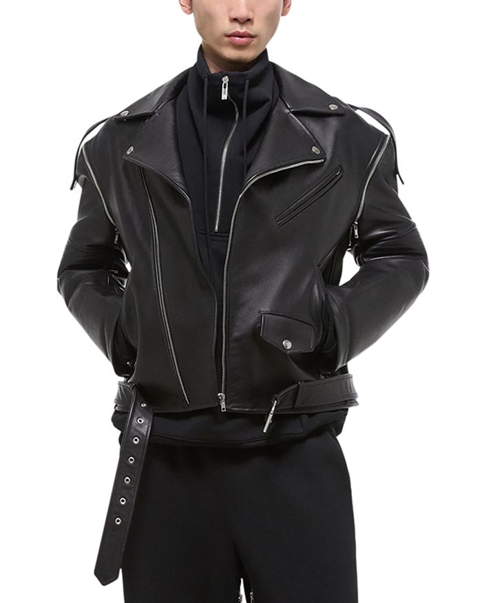 Helmut Lang Astro Leather Biker Jacket | Bloomingdale's
