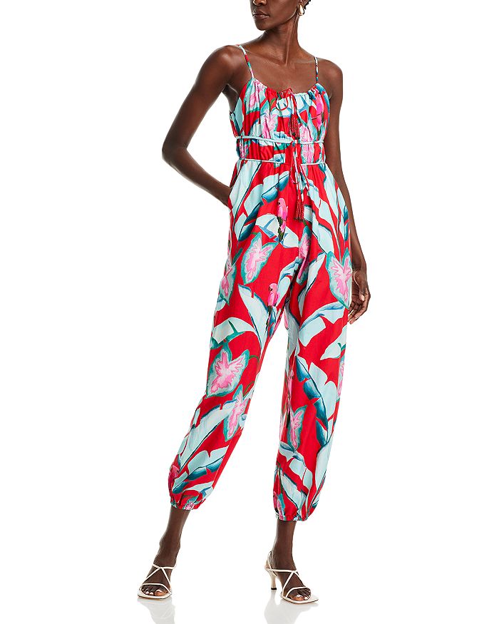 FARM Rio Cropped Jumpsuit | Bloomingdale's