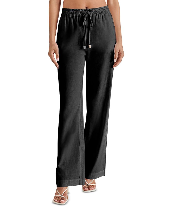 STEVE MADDEN Venetia Drawstring Waist Pants | Bloomingdale's