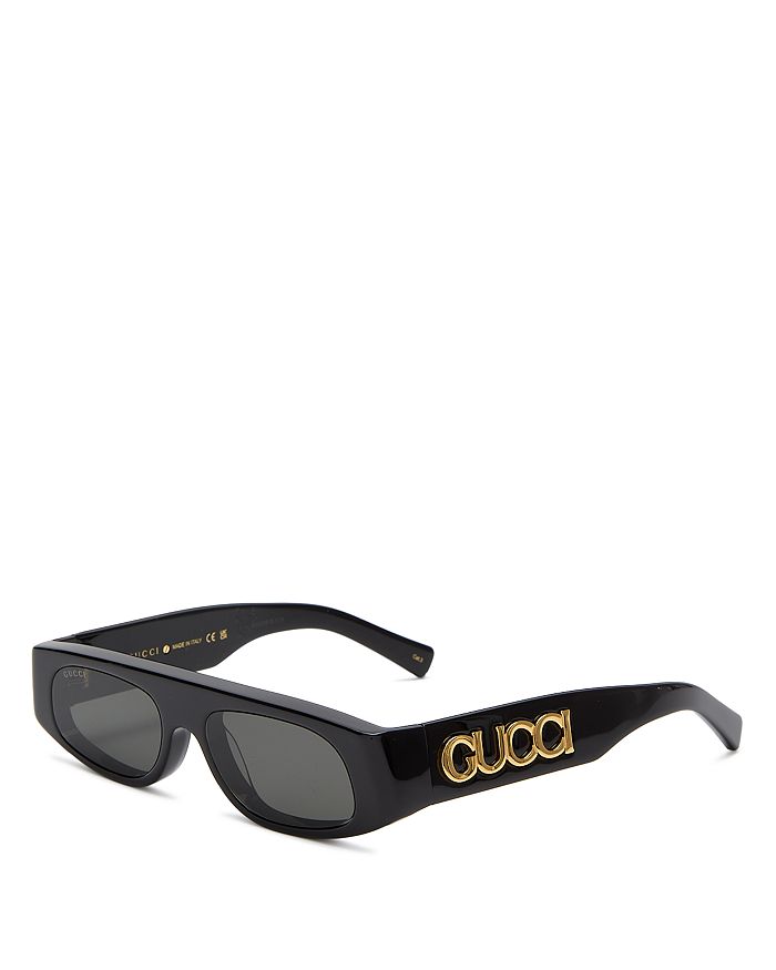 Gucci Rectangular Sunglasses, 51mm | Bloomingdale's