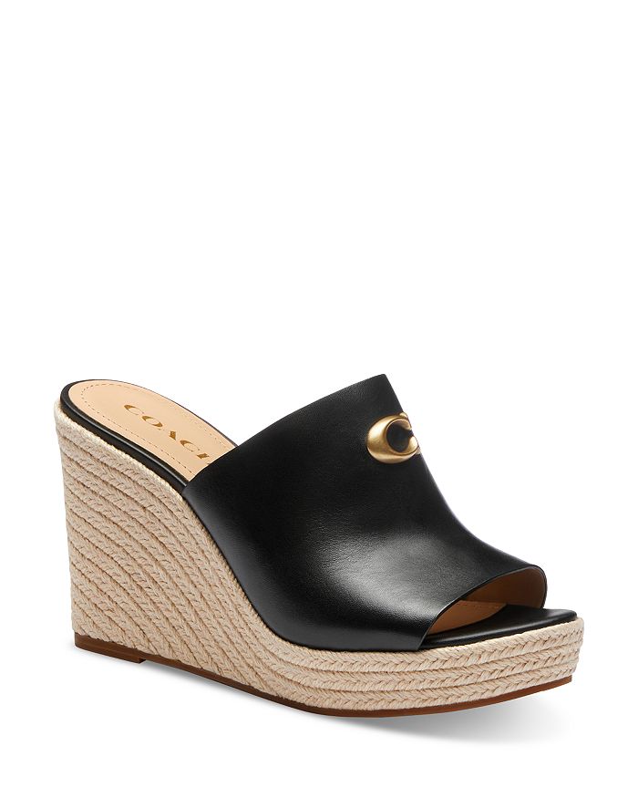 COACH Women's Gloria Espadrille Platform Wedge Sandals | Bloomingdale's