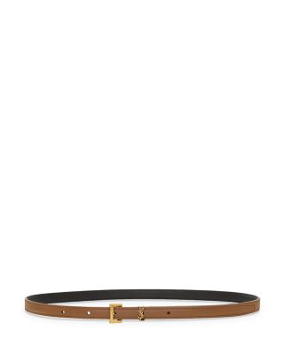 Click here for Saint Laurent Cassandre Extra Thin Belt in Smooth... prices