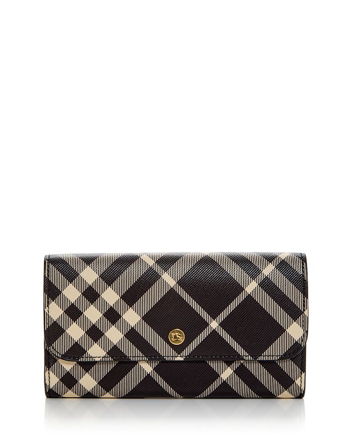 Burberry Check Continental Wallet | Bloomingdale's
