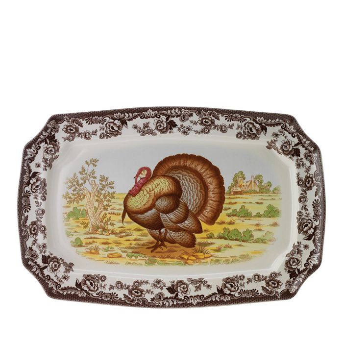 Spode Woodland Turkey Rectangular Platter | Bloomingdale's