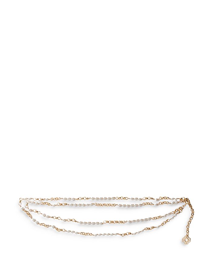 Maje Imitation Pearl Chain Belt | Bloomingdale's