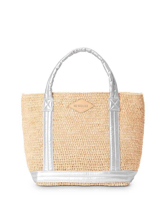 MZ WALLACE Small Raffia Tote | Bloomingdale's