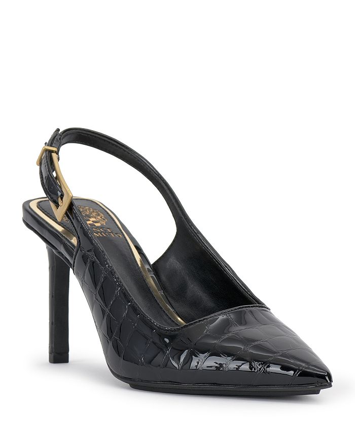 VINCE CAMUTO Women's Brendie Pointed Toe High Heel Slingback Pumps ...