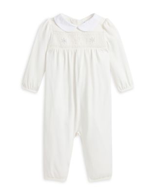 Ralph Lauren Polo Girls' Knit Coverall - Baby | Bloomingdale's