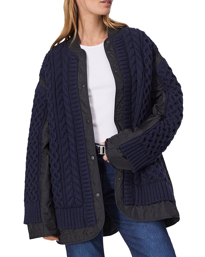 rag & bone Winnie Mixed Media Jacket | Bloomingdale's