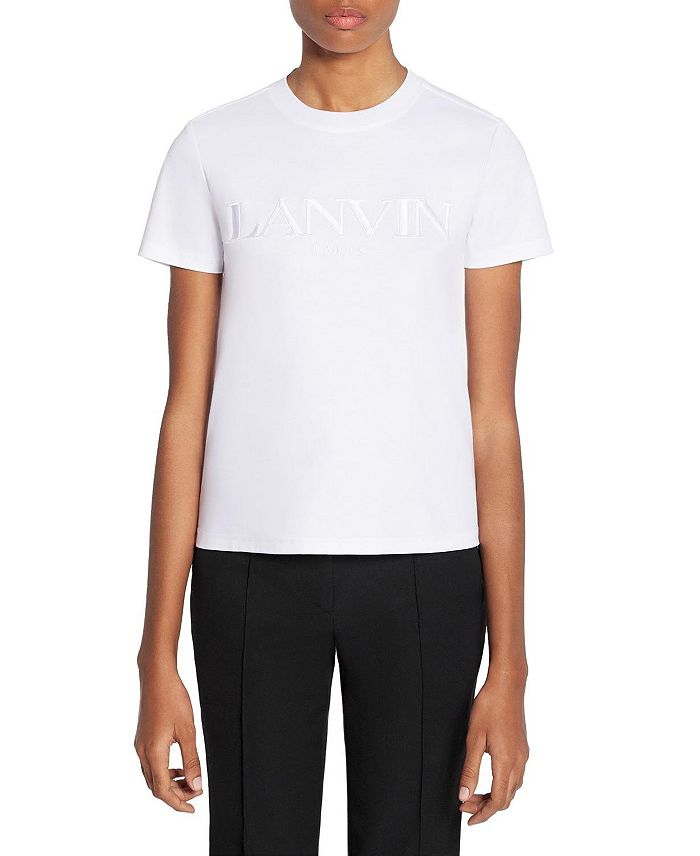 Lanvin Classic Fit Embroidered T-Shirt | Bloomingdale's