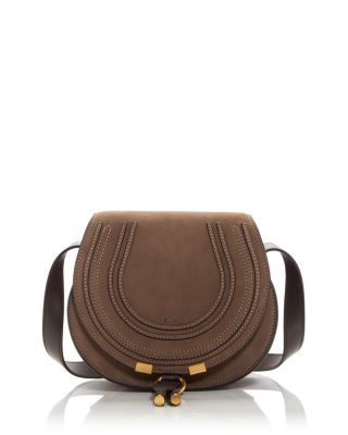 Click here for Chloe Marcie Small Suede Saddle Bag prices