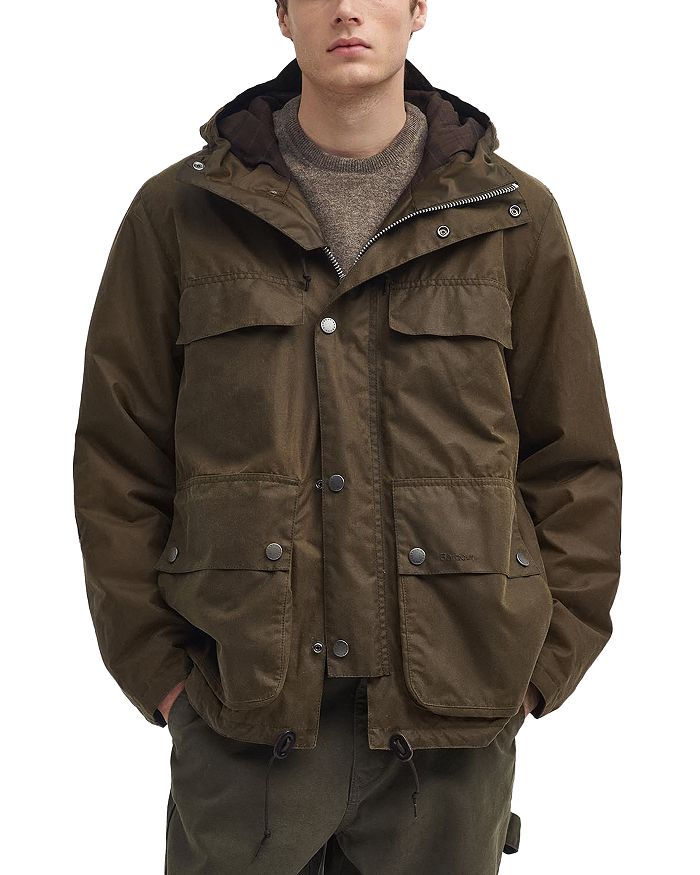 Barbour Re Engineered Durham Hooded Wax Jacket | Bloomingdale's