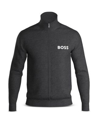 Click here for Boss Ease Cotton Logo Print Full Zip Jacket Regula... prices
