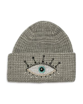 KURT GEIGER LONDON Evil Eye Beanie | Bloomingdale's