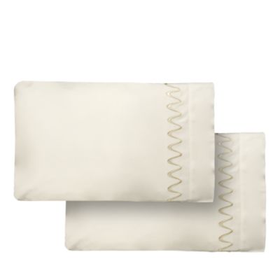 Dea Palm Beach Pelago Embroidery Pillowcase Pair  King