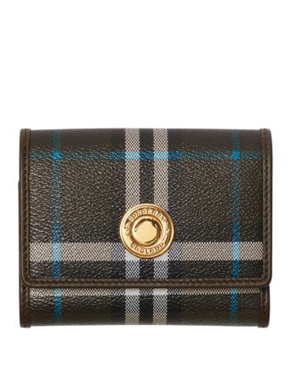 Burberry Small Check Folding Wallet | Bloomingdale's