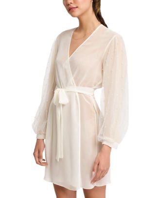 Rya Collection Pearl Semi Sheer Robe - Exclusive | Bloomingdale's