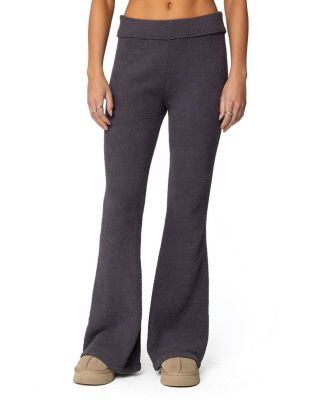 Click here for Edikted Plush Flared Pants prices