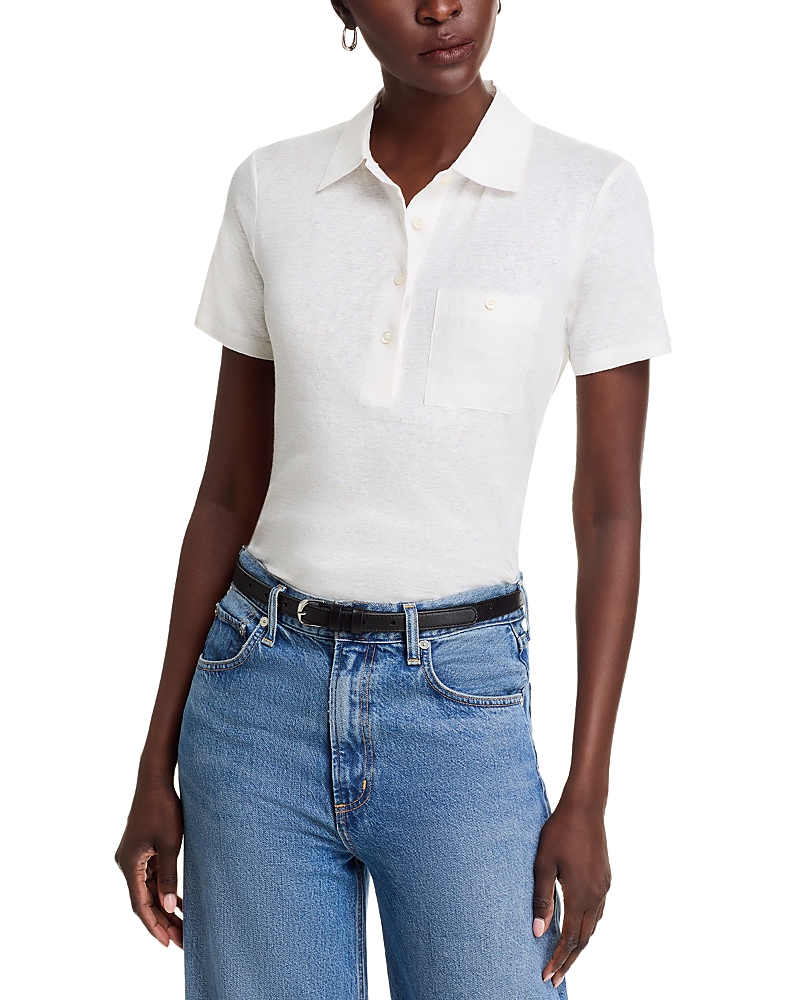 Click here for Frame The Cady Polo Top prices