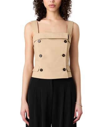 FRENCH CONNECTION Light Weight Trench Top | Bloomingdale's