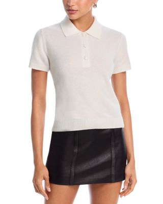 Click here for Aqua 100 Cashmere Polo Sweater - Exclusive prices