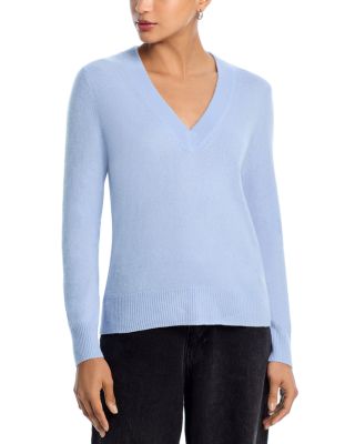 Click here for Aqua 100 Cashmere V Neck Sweater - Exclusive prices