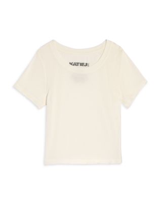 KatieJnyc Girls Livi Ribbed Tee - Big Kid