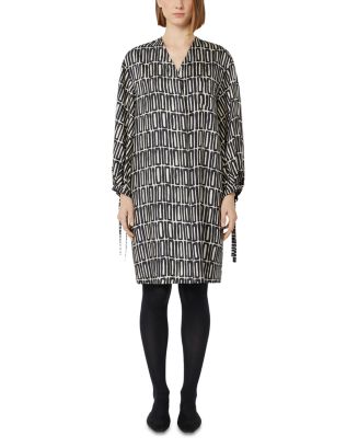 Max Mara Ottone Black Silk Dress | Bloomingdale's