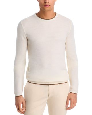 Click here for Jack Victor Belvedere Tipped Crewneck Sweater prices