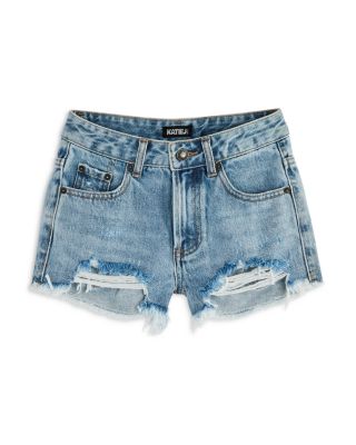 Click here for KatieJnyc Girls Malibu Distressed Denim Shorts - B... prices